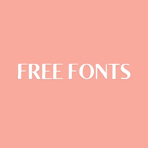 Free Fonts for Personal and Commercial Use – Craft Lab SVG