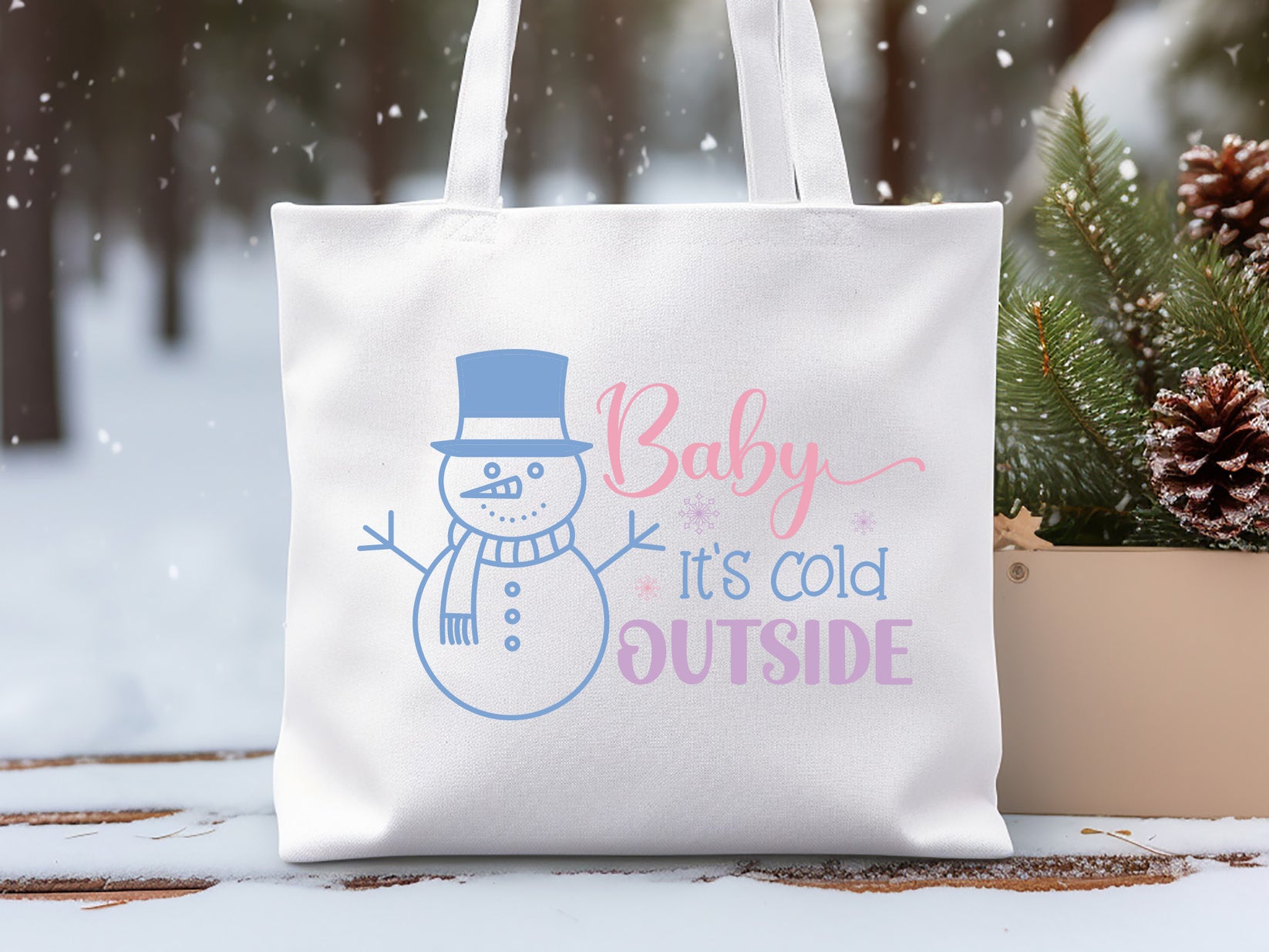 Baby It's Cold Outside - Snowman SVG – Craft Lab SVG