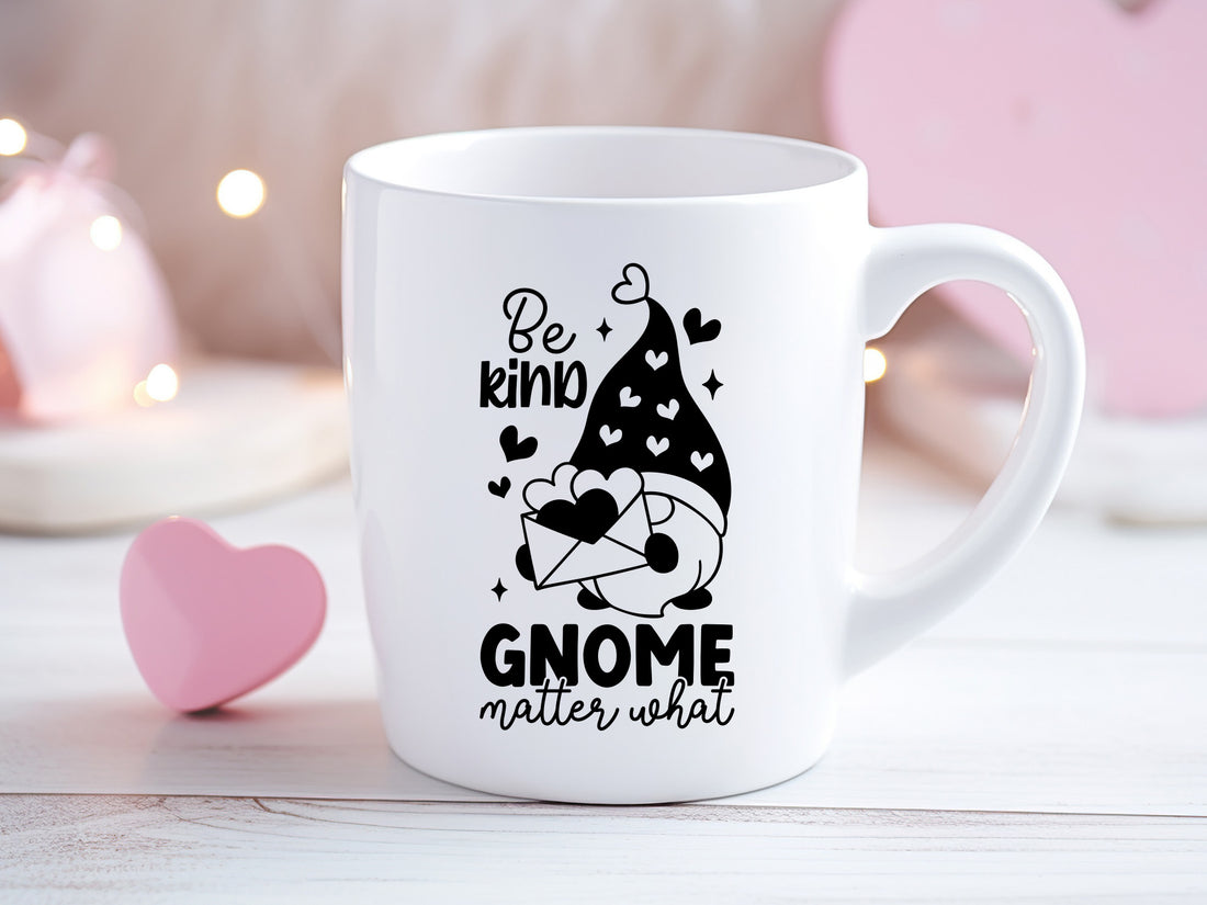Be Kind Gnome Matter What - Valentine SVG File – Craft Lab SVG