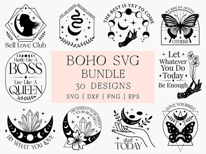 Boho SVG Bundle – Craft Lab SVG