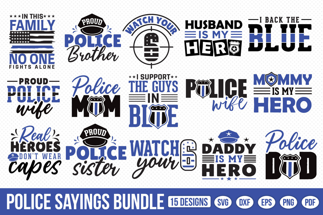 Police SVG | Sayings, Vectors, Quotes, FREE – Craft Lab SVG
