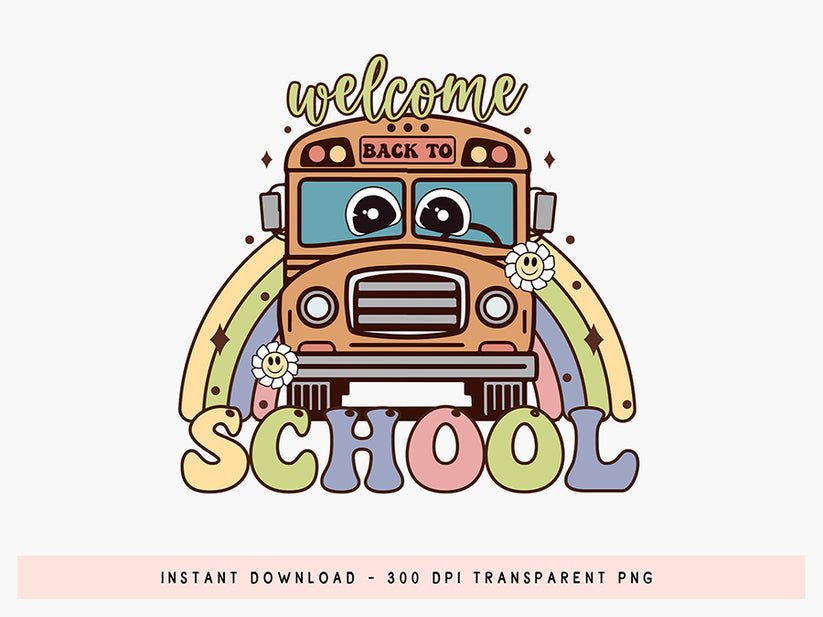 Groovy Welcome Back to School Sublimation – Craft Lab SVG