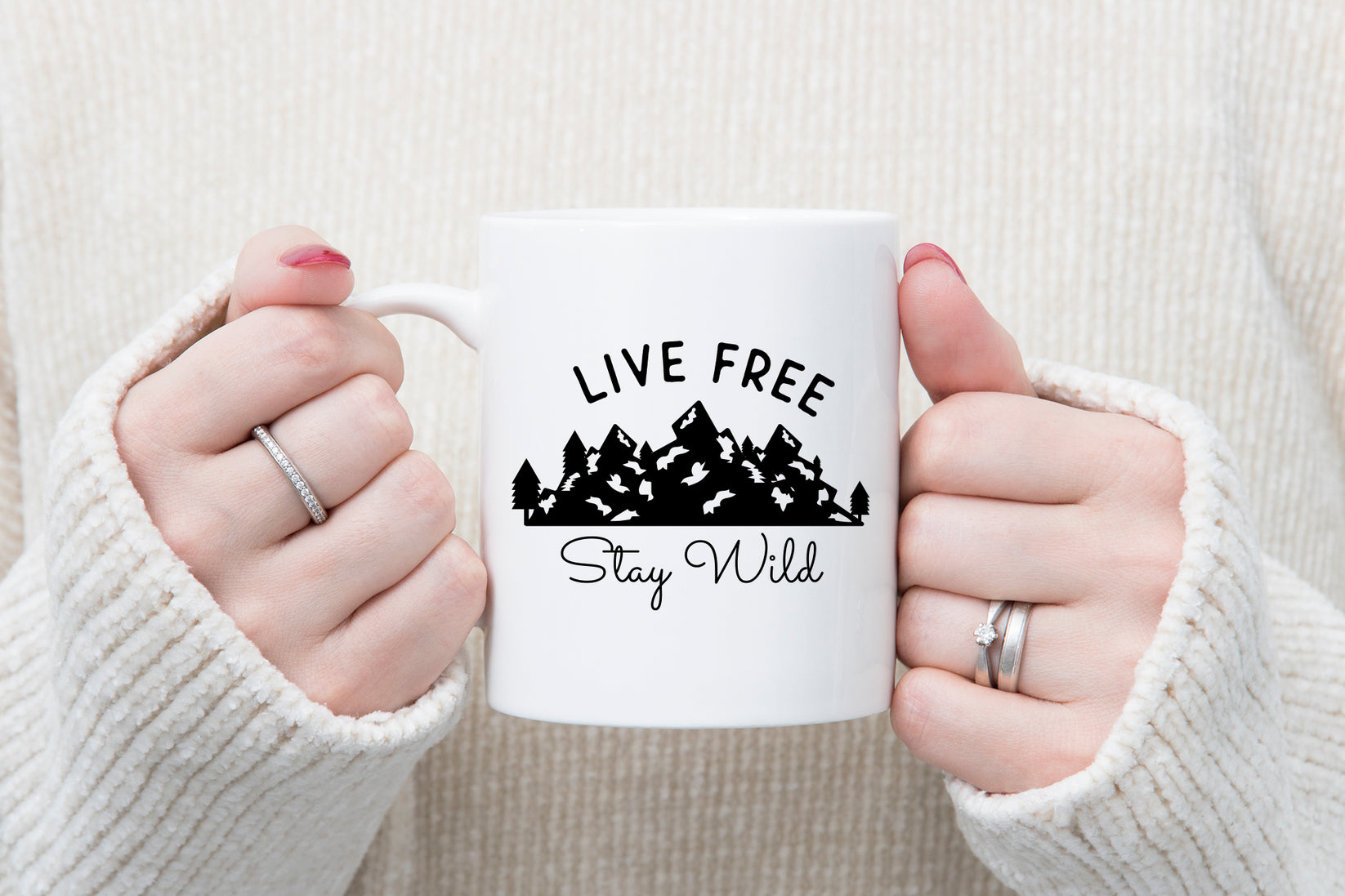 Outdoor Life SVG Free - Live Free Stay Wild – Craft Lab SVG