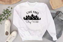 Outdoor Life SVG Free - Live Free Stay Wild – Craft Lab SVG