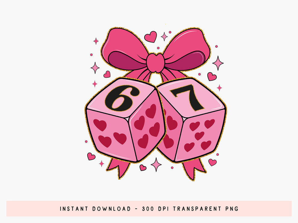 Preppy Coquette Playing Card Valentine PNG – Craft Lab SVG