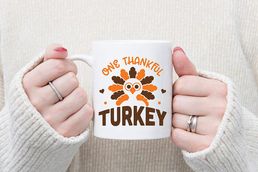 One Thankful Turkey Svg – Craft Lab SVG