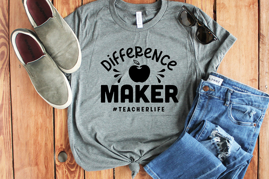 Difference Maker SVG - Teacher SVG – Craft Lab SVG
