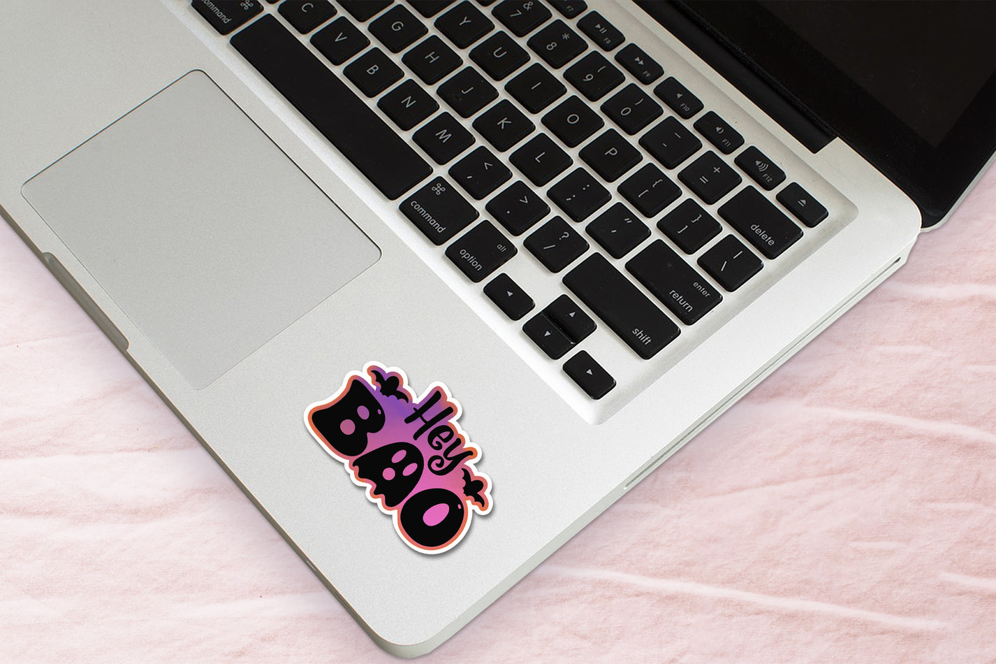 Hey Boo | Printable Halloween Sticker – Craft Lab SVG