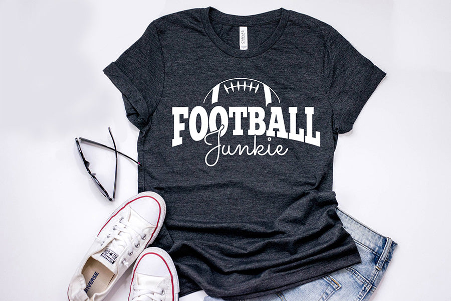 Football Junkie SVG - Football SVG – Craft Lab SVG