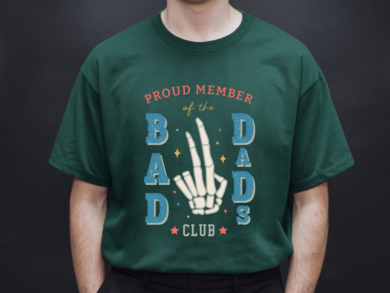Proud Member Of The Bad Dads Club PNG Sublimation – Craft Lab SVG
