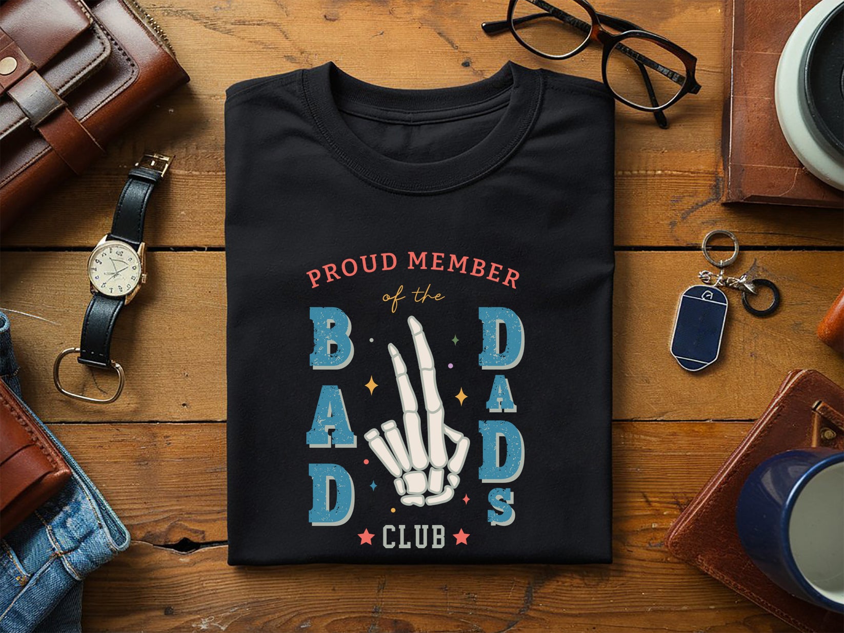 Proud Member Of The Bad Dads Club PNG Sublimation – Craft Lab SVG