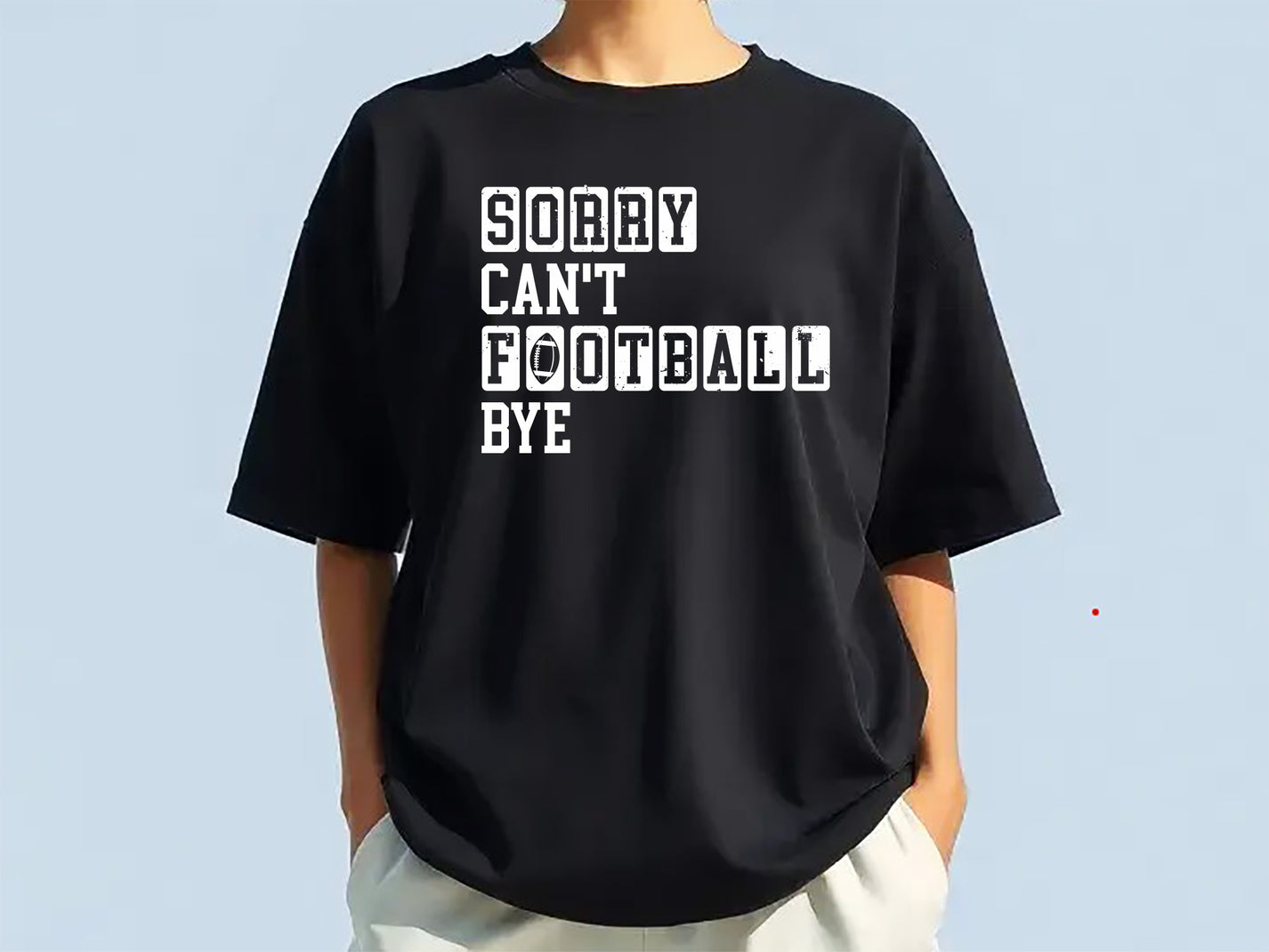 Retro Sorry Can't Football Bye SVG Graphic – Craft Lab SVG