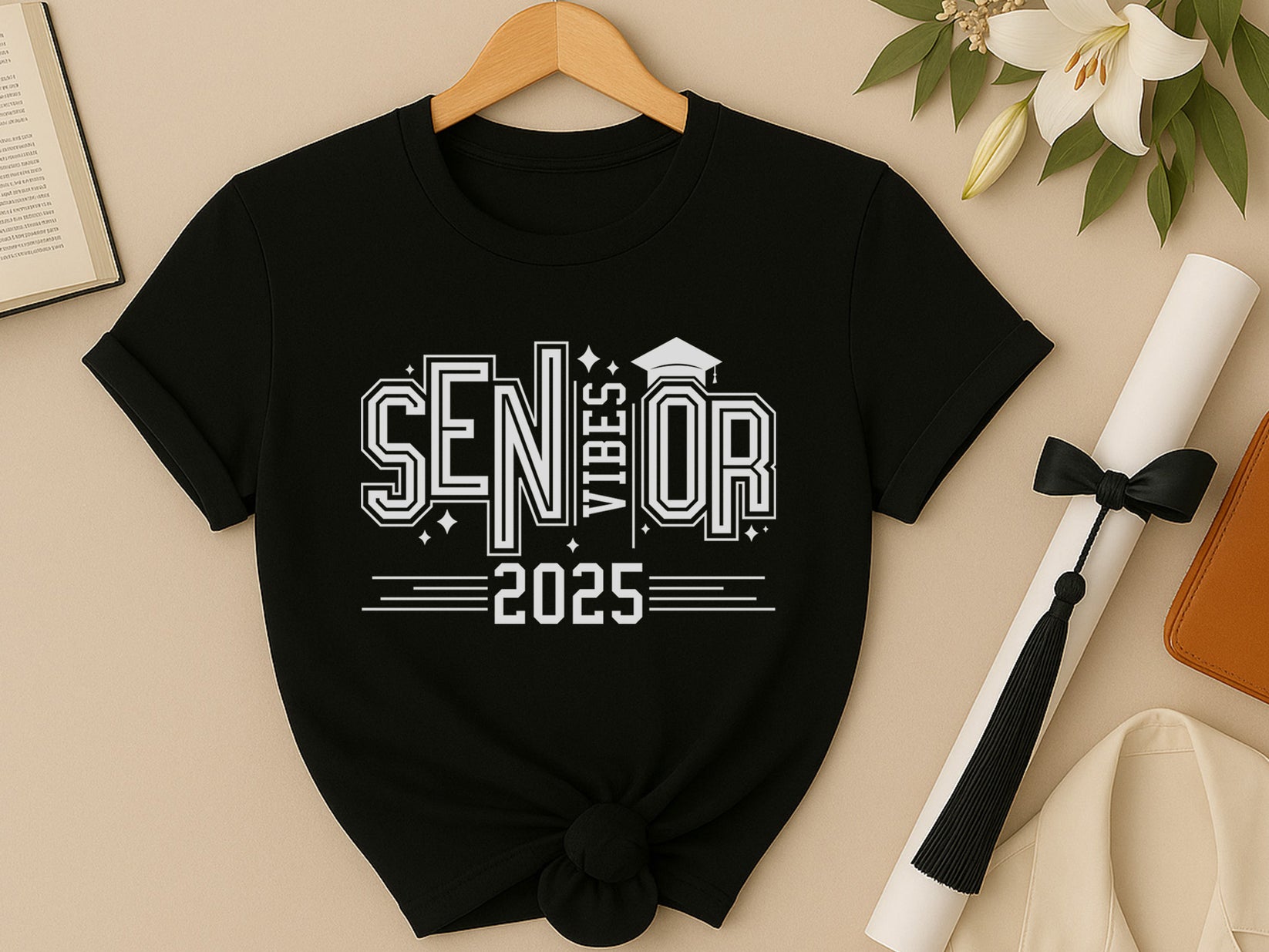 Senior Vibes 2025, Graduation SVG Cut File – Craft Lab SVG